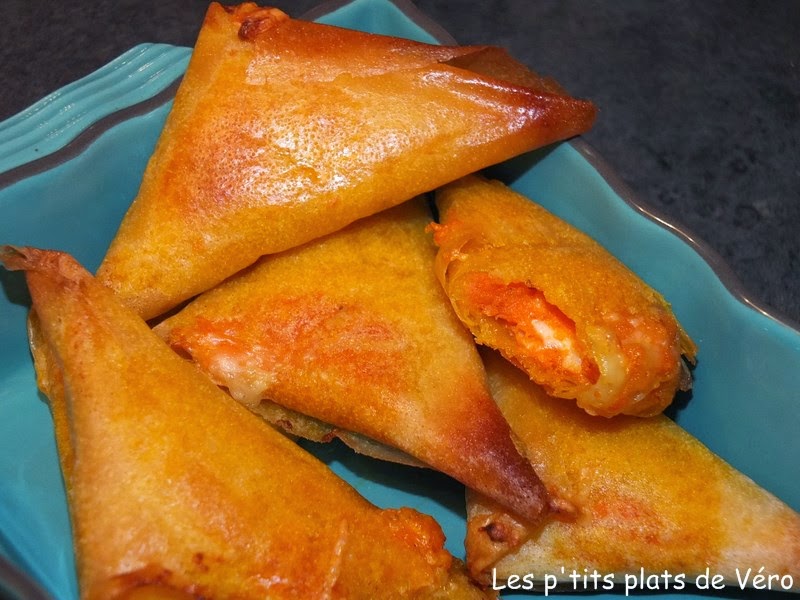 Les p'tits plats de Véro: Samoussas aux carottes, cumin et raclette